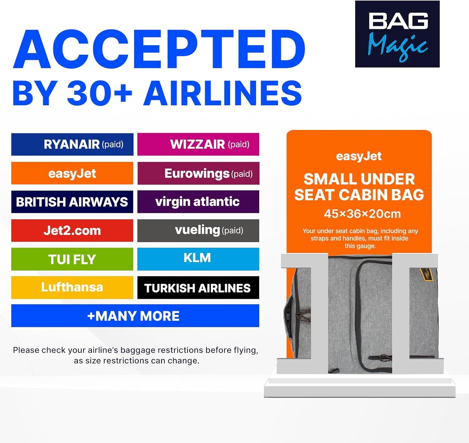 Best EasyJet Cabin Bags | Airline-Approved & Lightweight - Bag Magic ...